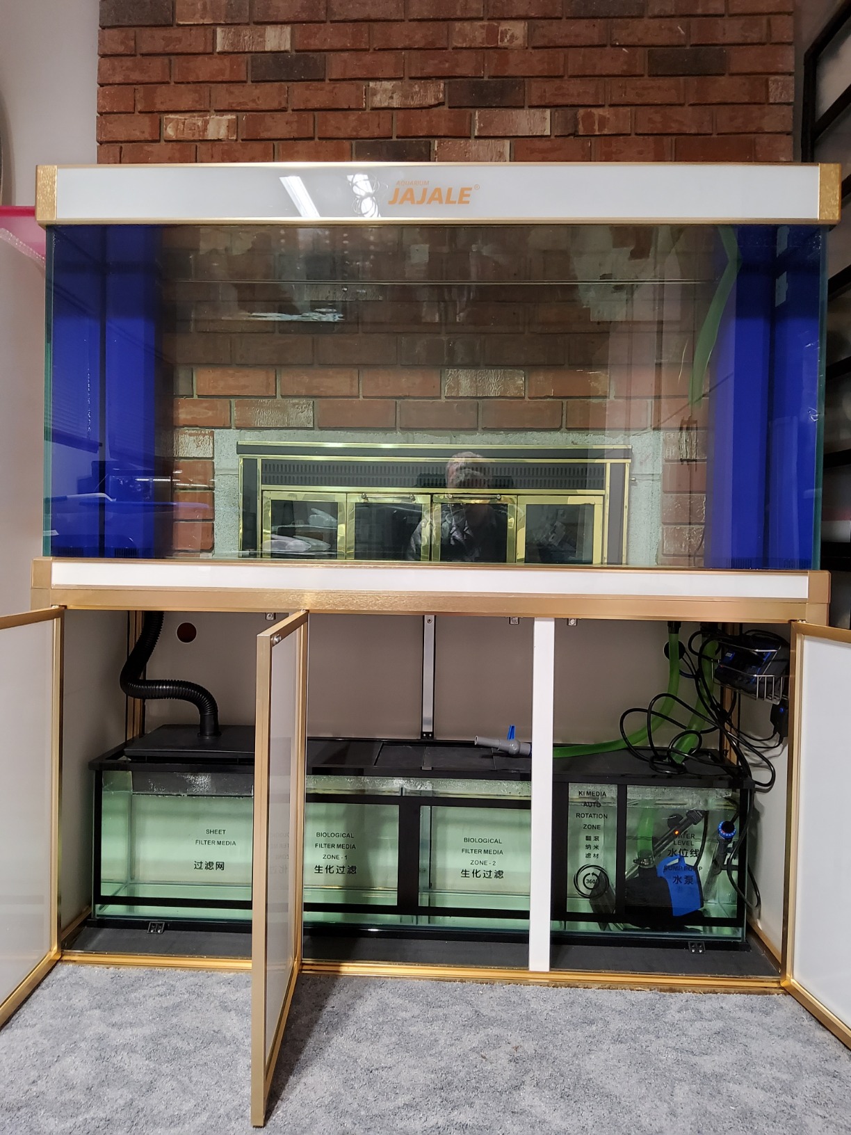 $225/mo - Finance 250 Gallon Coral Reef Aquarium Tank Premium Tempered ...