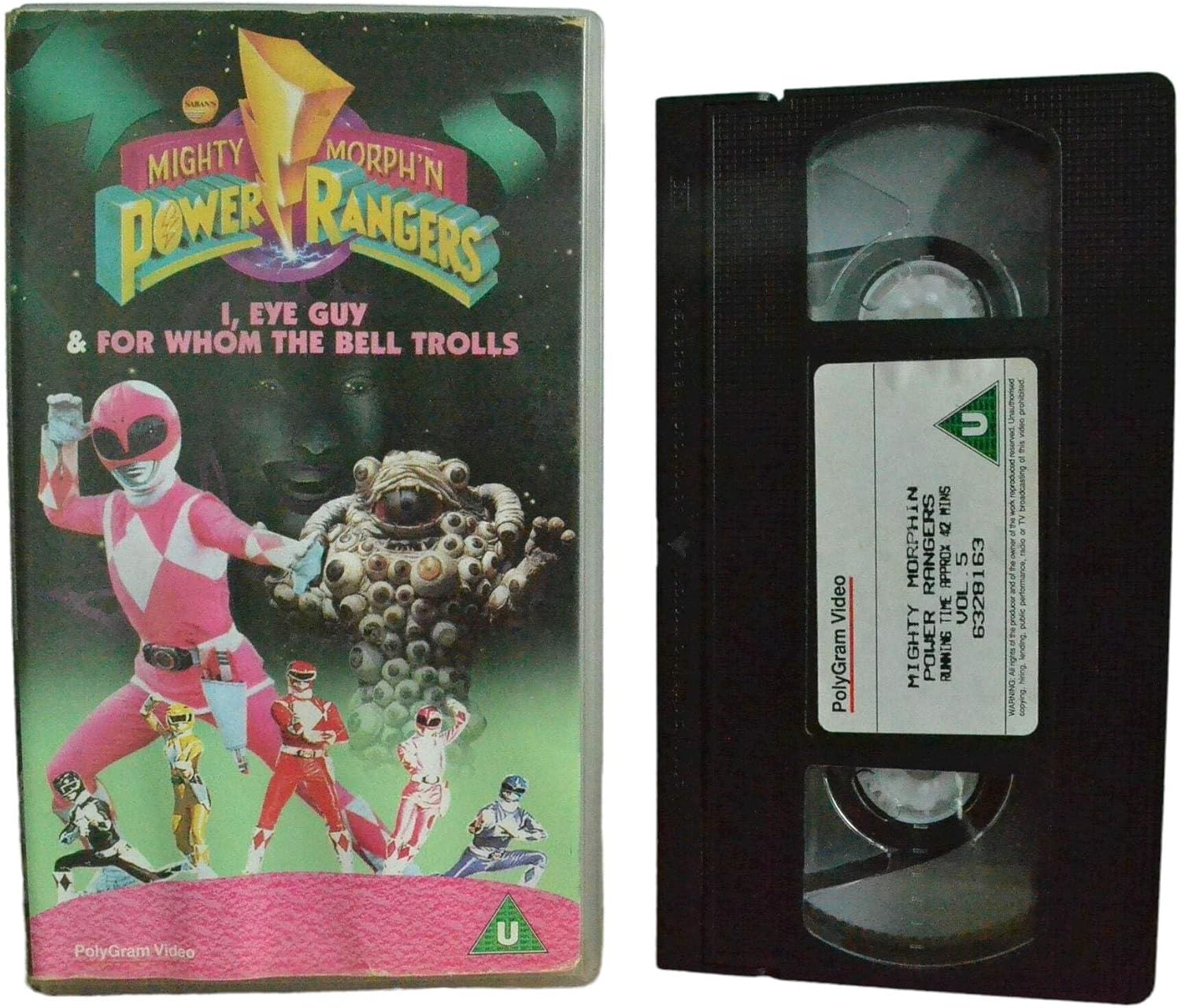 Mighty Morph'n Power Rangers: 5 - I, Eye Guy [VHS] : Power Rangers ...