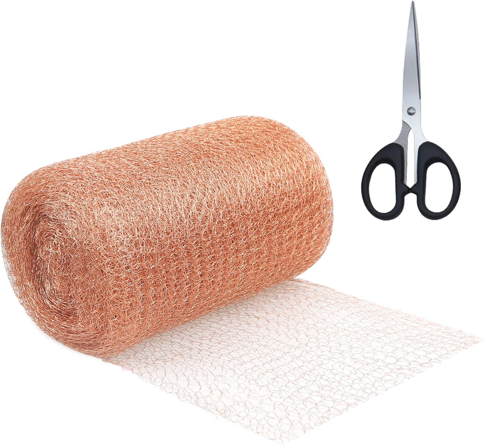 Omevett Pure Copper Mesh Rodent Control 6m/20 Feet Copper Mesh Slug ...