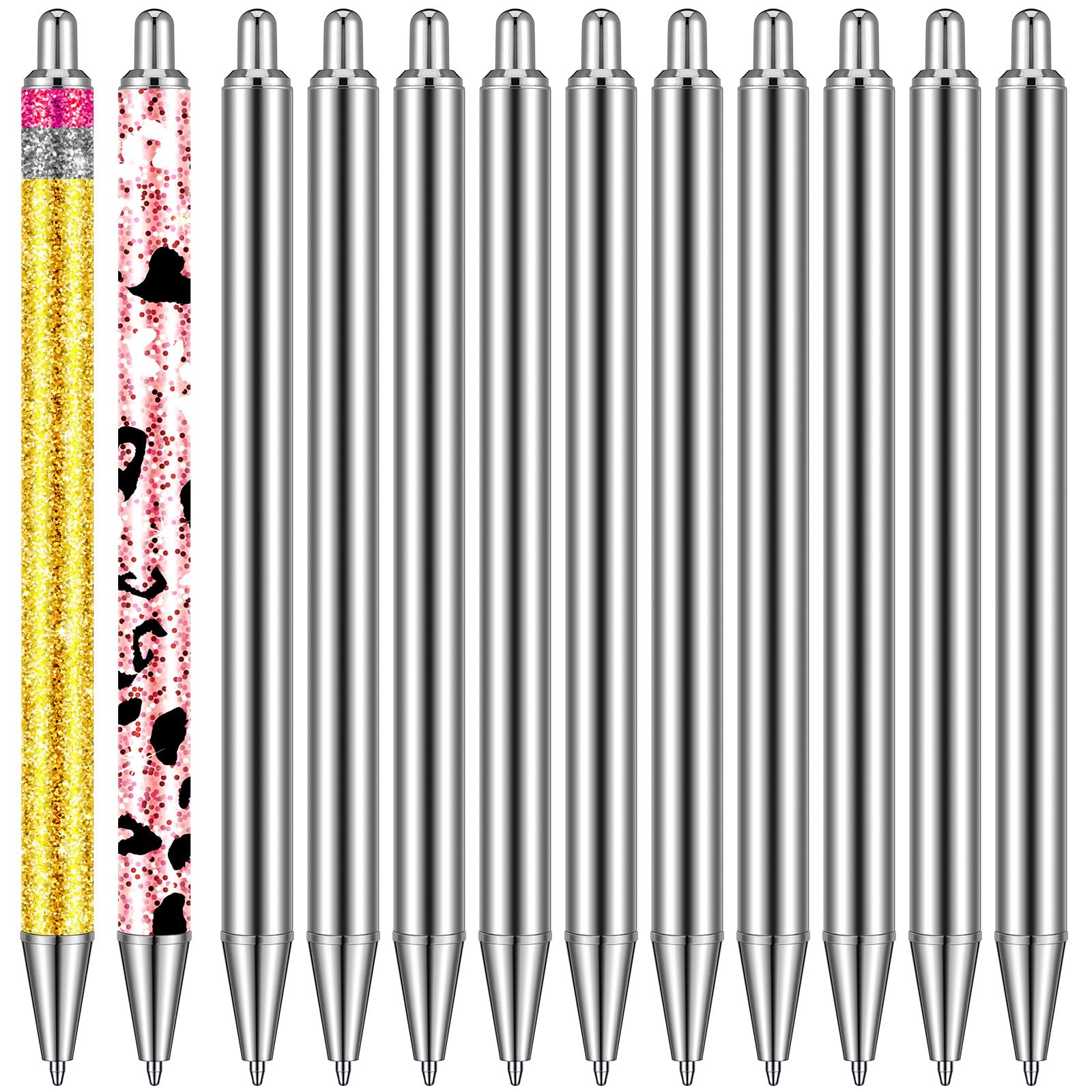 Amazon.com: Qilery Epoxy Pens Blanks Stainless Steel Pen Blanks for DIY ...