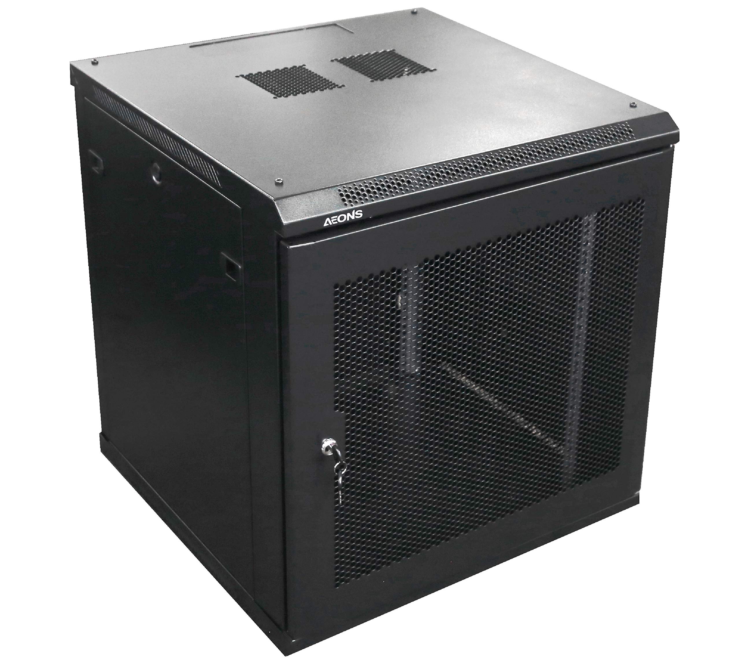 Buy AEONS 12U Professional Wall IT Cabinet Enclosure 19-Inch Server ...