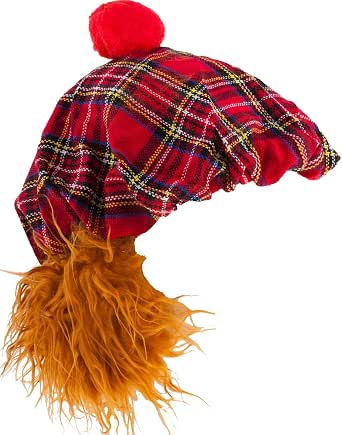 Amazon.com: I LUV LTD See You Jimmy Fun Hat in Royal Stewart Red Tartan ...