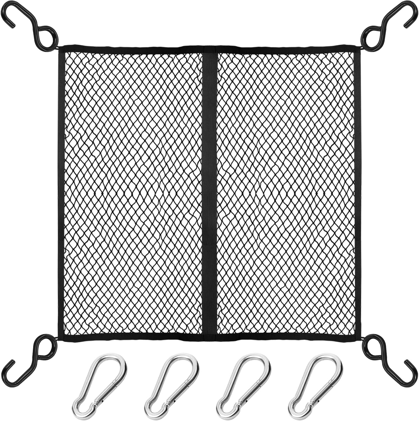 Amazon.com: ARTIPOLY Highly Elastic Cargo Net with Large Metal Hook ...