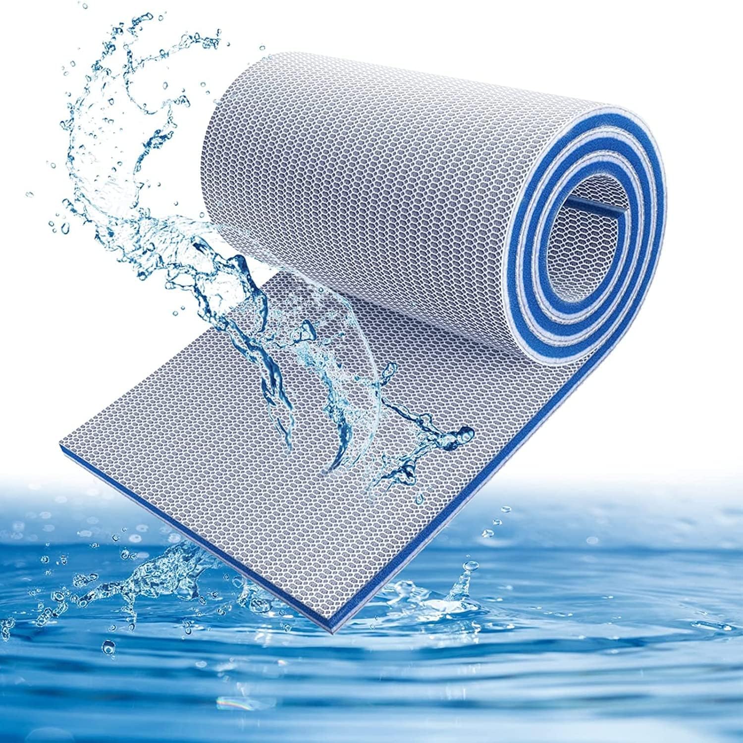 Plexaris Sponge Filter Aquarium, Aquarium Filters High Density Fish Tank Filter 8 Layer Cotton ...