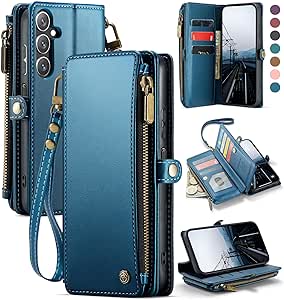 Amazon.com: Defencase Compatible with Galaxy A16 5G Case Wallet with RFID Blocking Card Holder ...