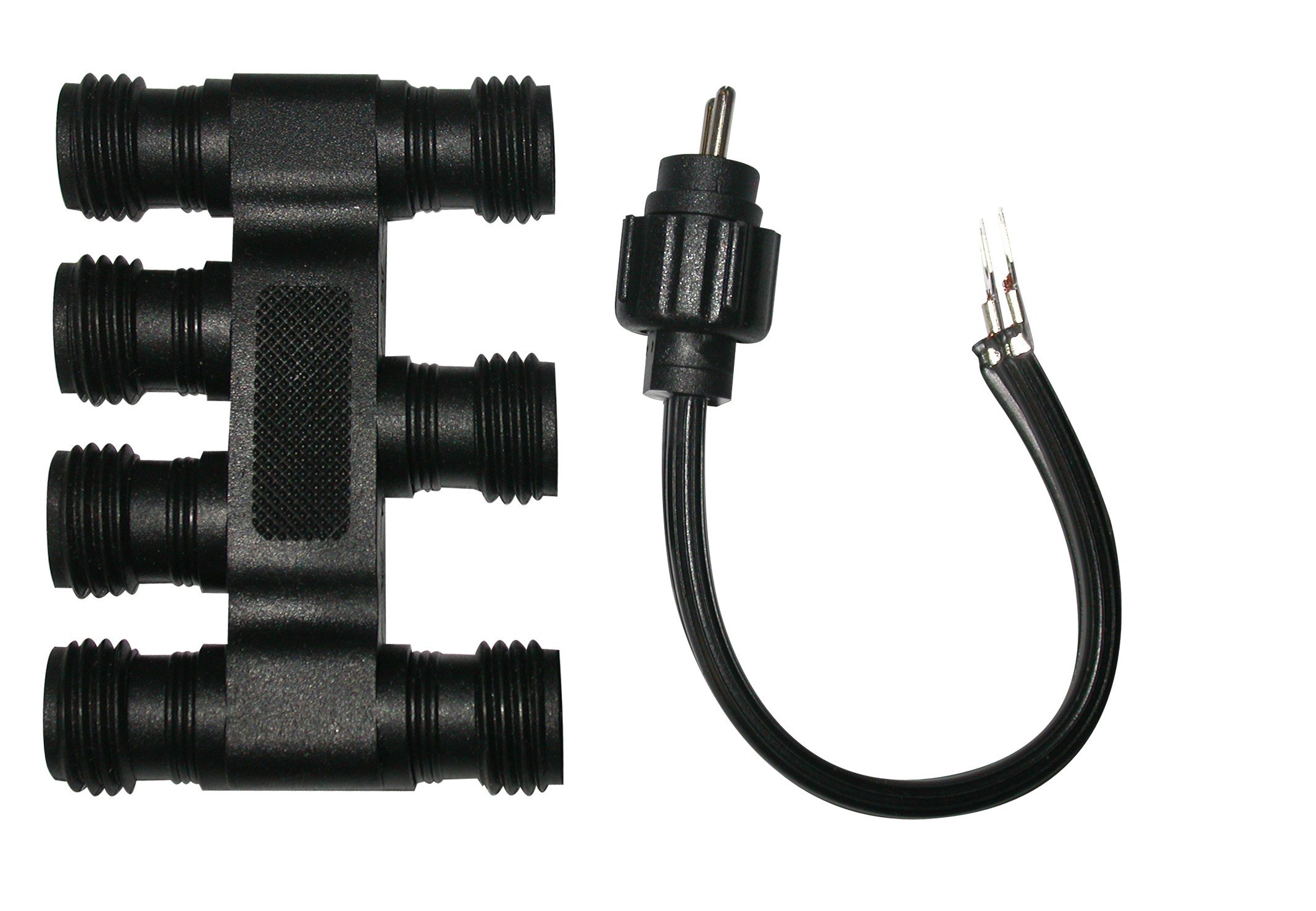 Amazon.com : Alpine PL6 6-Way Socket with Connection Cord, 7", Black ...