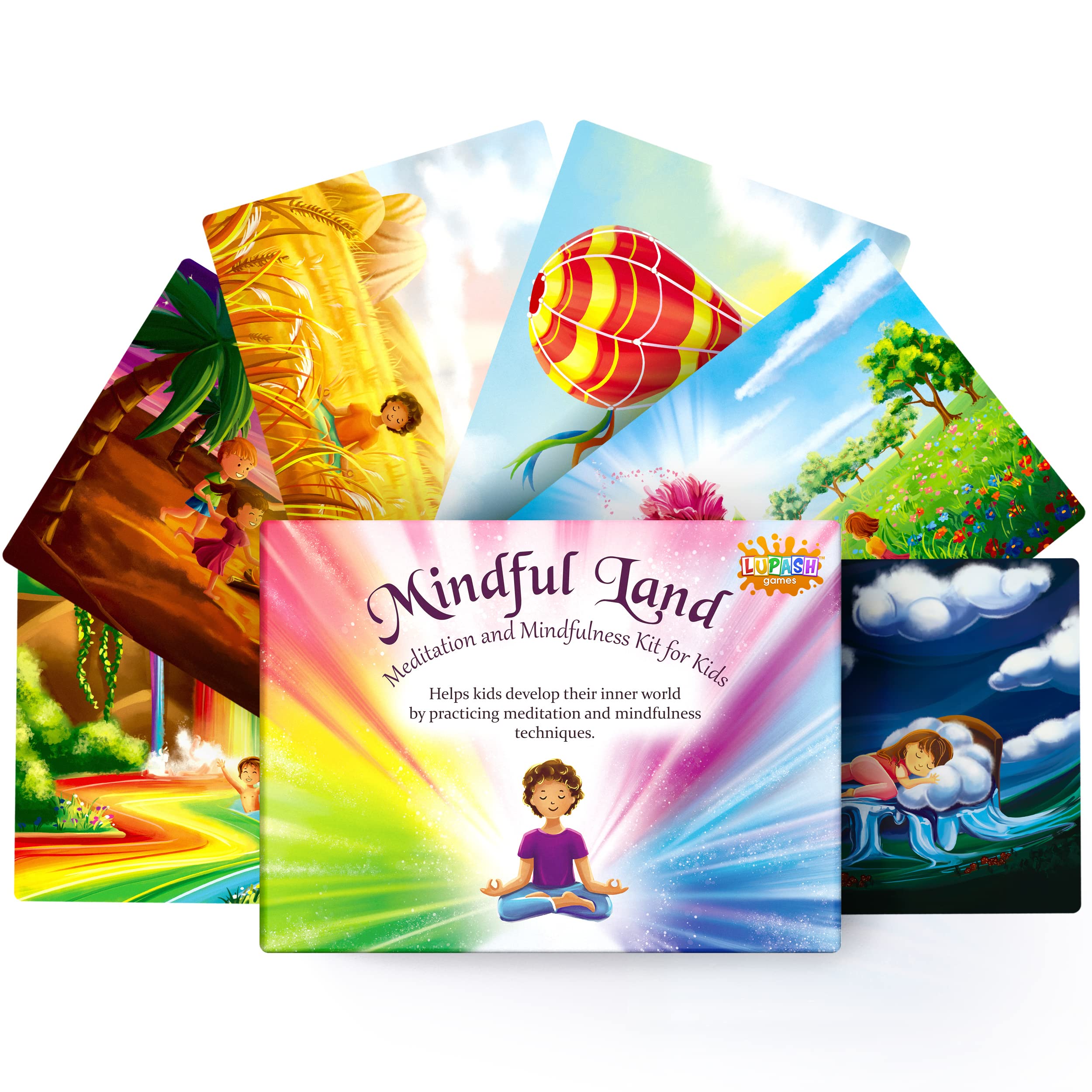 Buy Mindful Land Mindfulness Cards for Kids - Positive Affirmations ...