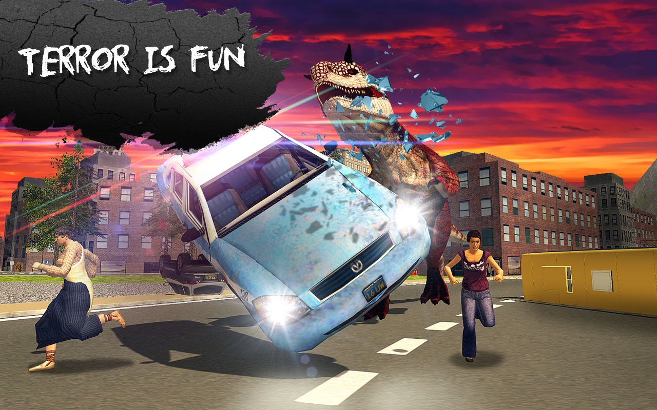 Dino Simulator: Dino Rampage City - Open World Dinosaur Attack Action ...