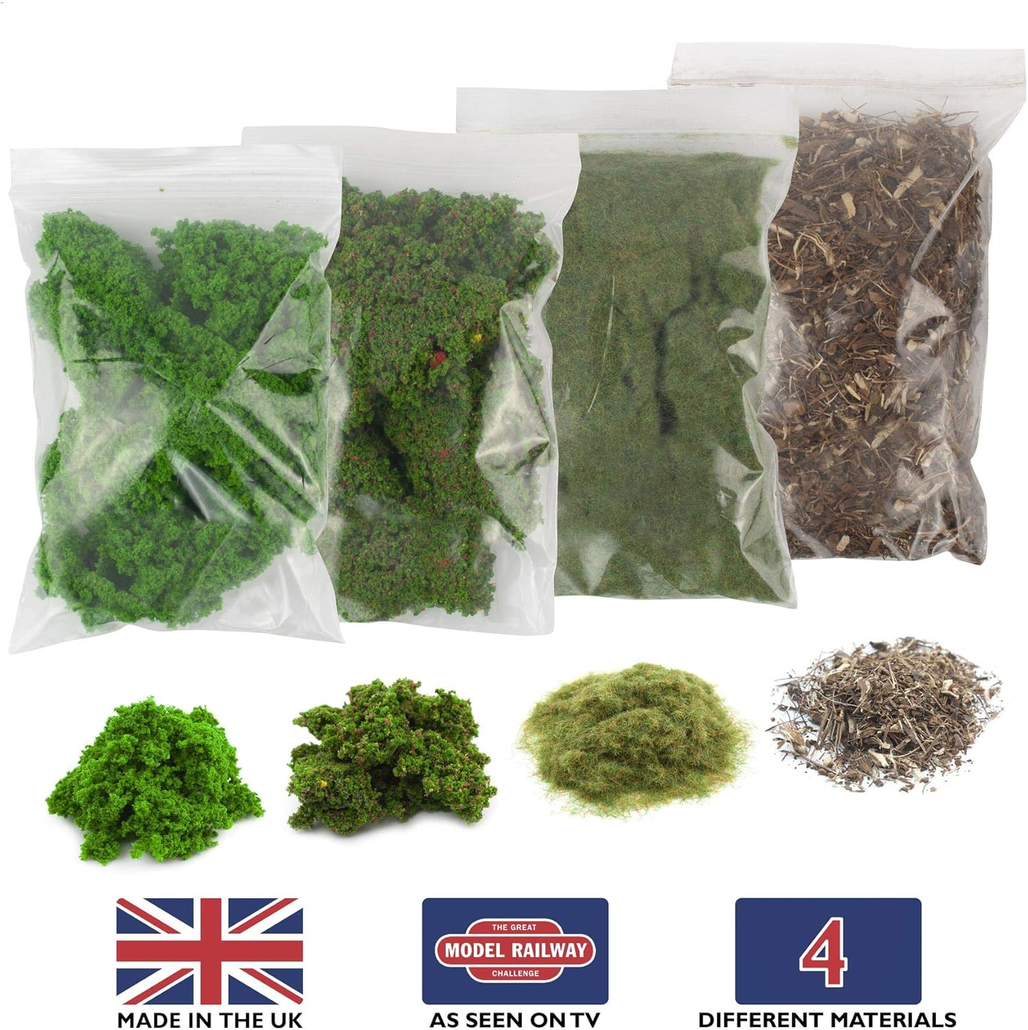 Buy War World Scenics Tree & Hedgerow Foliage Starter Kit 1 – Modelling ...