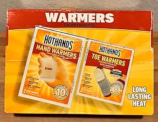 Amazon.com: HotHands Hand & Toe Warmers - Long Lasting Natural Odorless ...