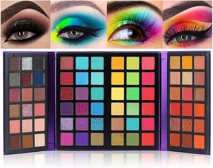 72 Colors Eyeshadow Palette Makeup Palettes Make Up Pallet Set Colour ...