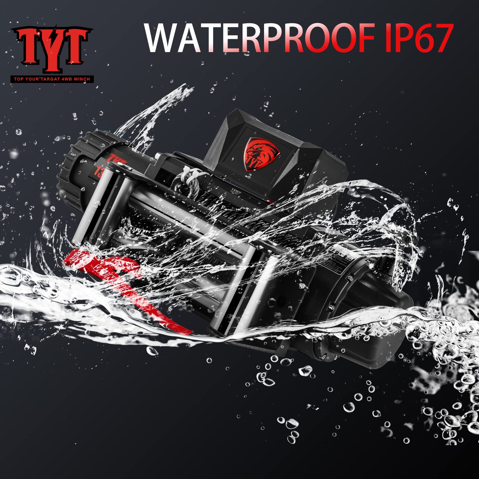 Snapklik.com : TYT T1 Series Winch 13000 Lb Advanced Load Capacity ...