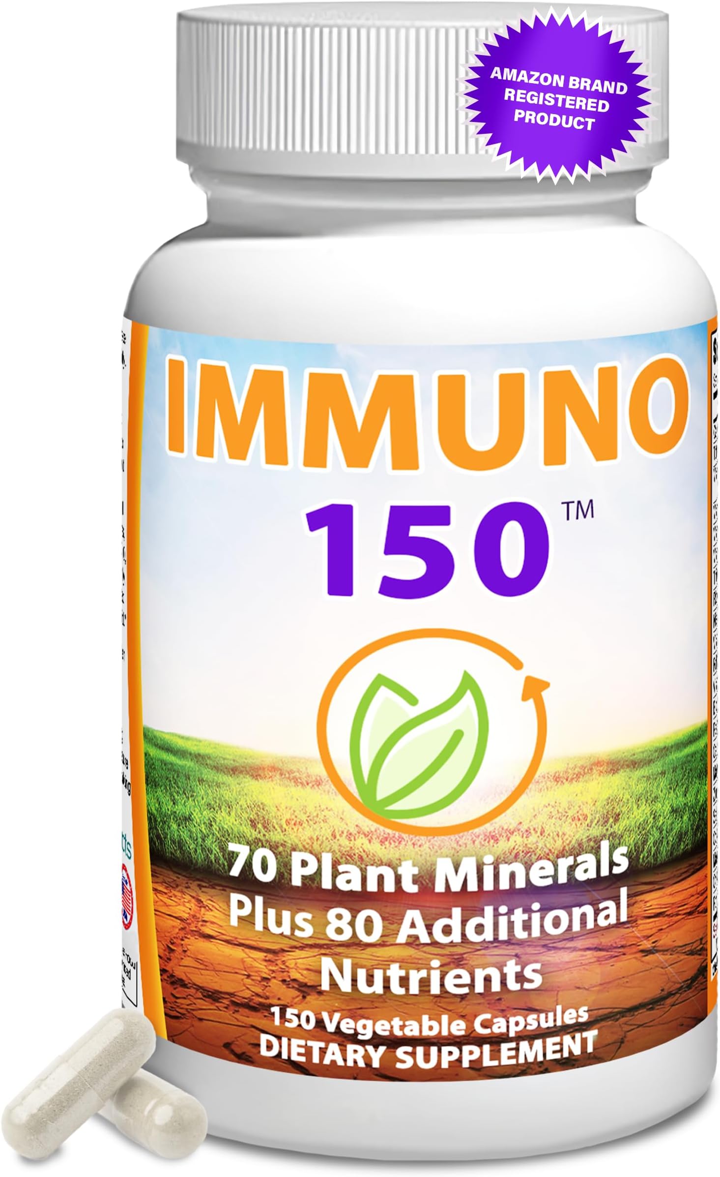Amazon.com: Immuno 150, Immune Support Supplement, Packed with 70 Plant ...