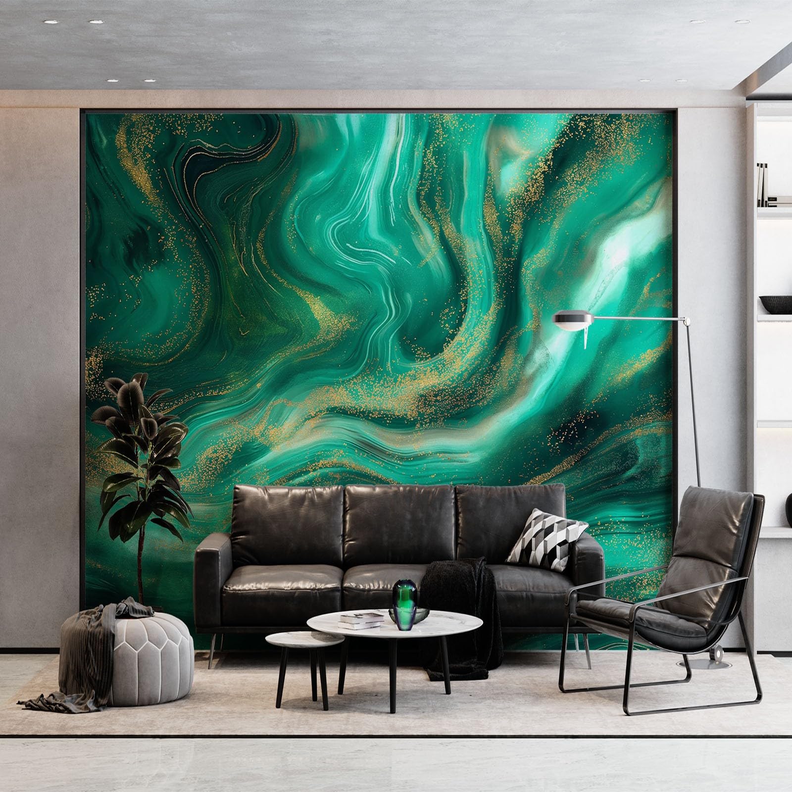 Green Vortex Wallpaper