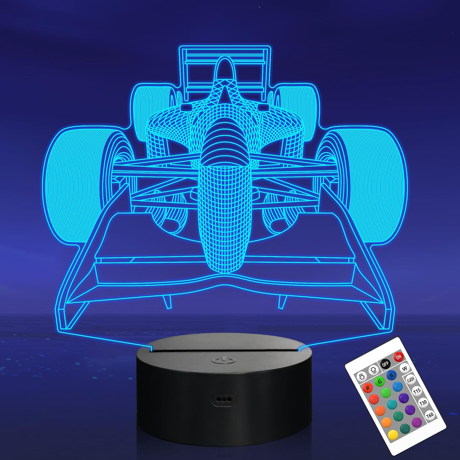 OkiyiD F1 Gifts for Boys, Formula 1 Racing Car, Roadster Night Light ...
