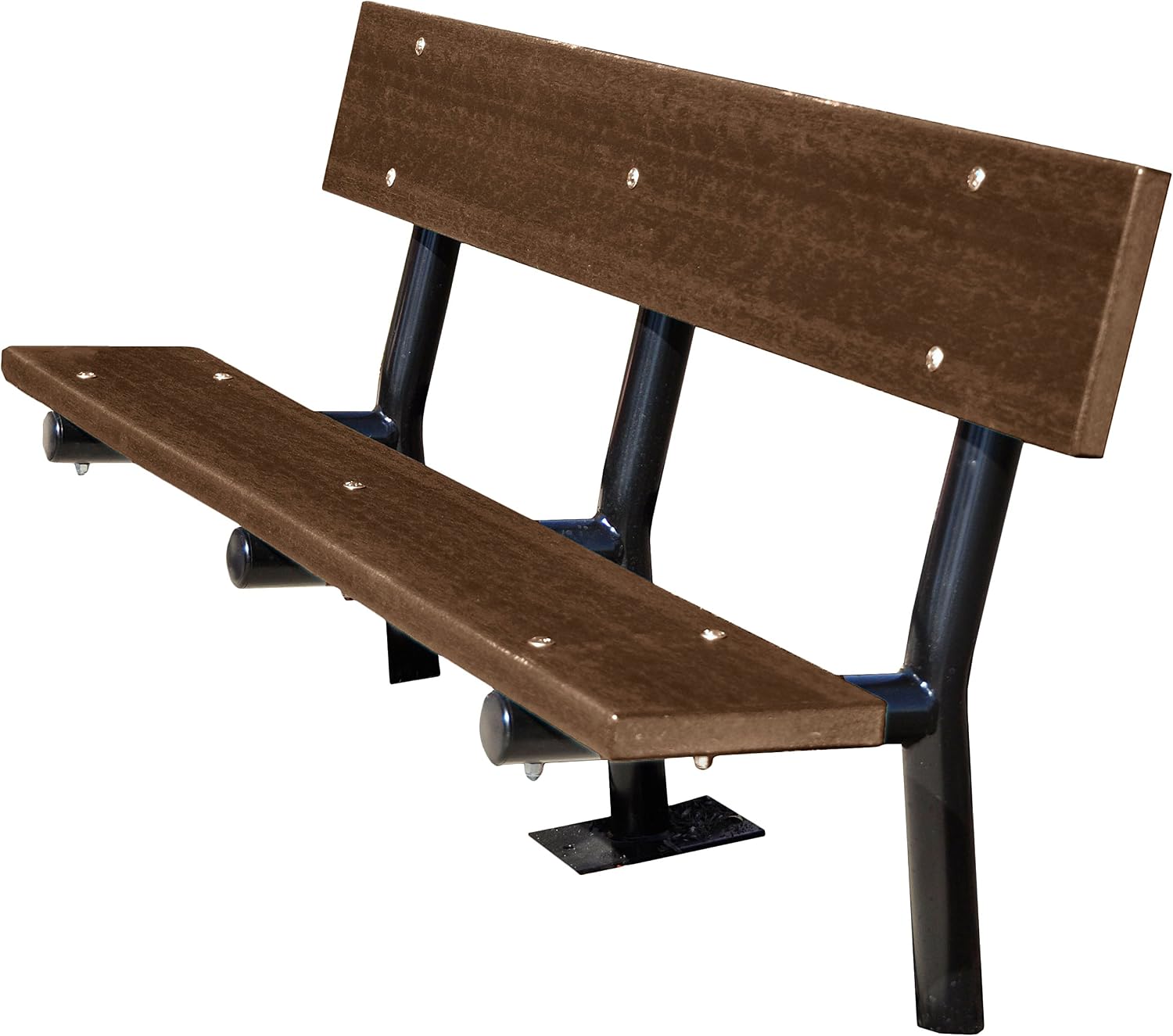 Amazon.com : Frog Furnishings In-Ground Madison Bench with Black Frame ...