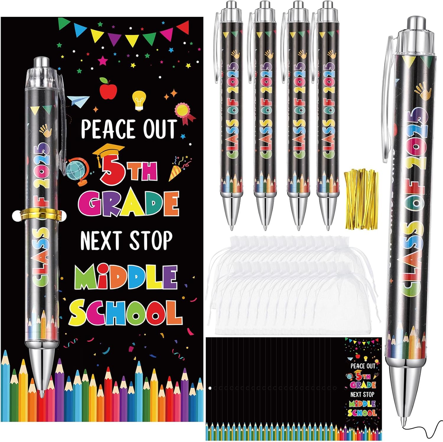 Amazon.com: Sayglossy 24 Set 5th Grade Graduation Gifts Bulk Class of ...
