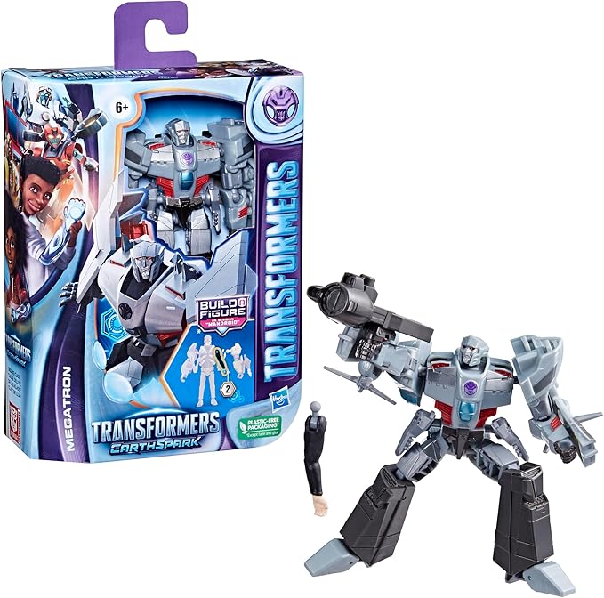Transformers EarthSpark 12.5cm Megatron Class Deluxe Action Figure ...