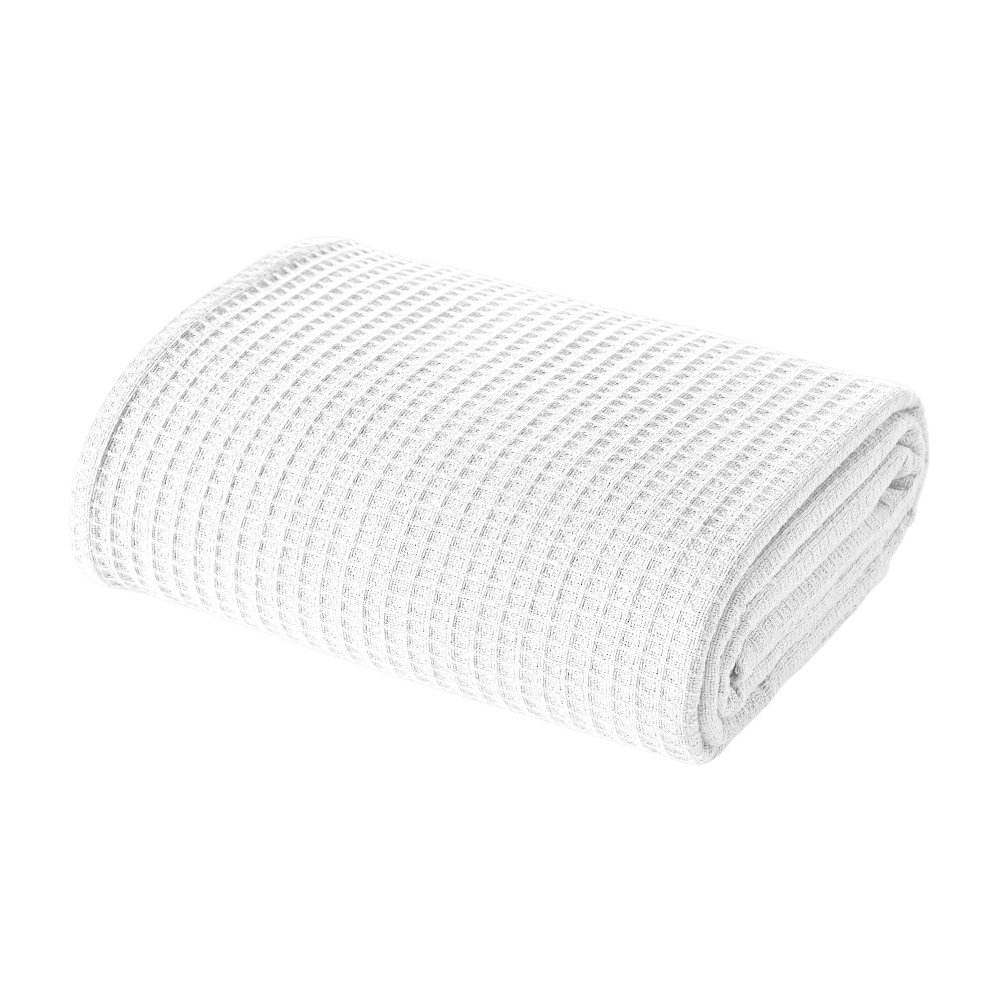 Amazon.com: Modern Threads 100% Cotton Waffle Thermal Blanket, White ...