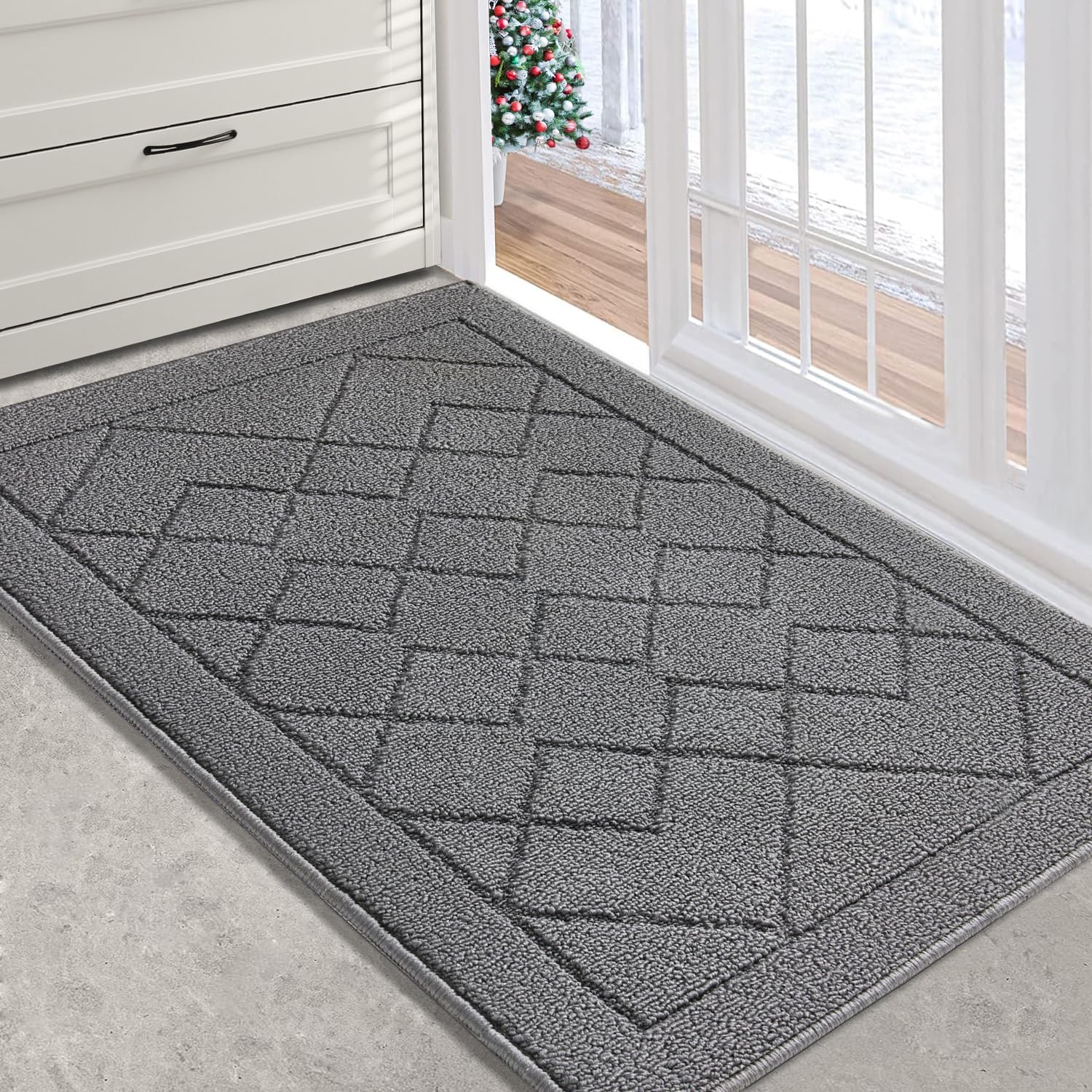 Amazon.com: REFETONE Indoor Doormat, Front Back Rubber Backing Non Slip ...