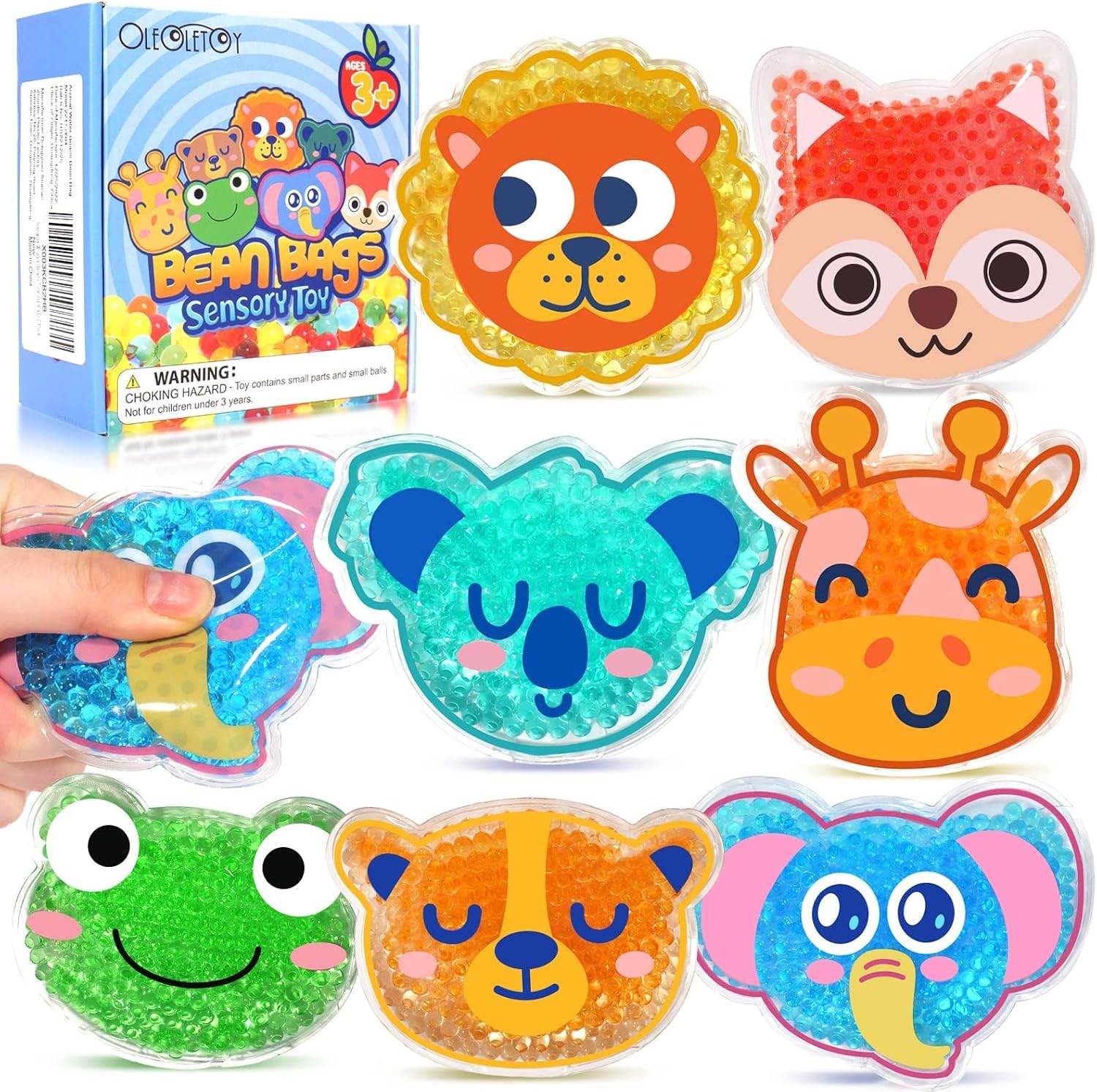 Amazon.com: Squishy Sensory Fidget Toys with Autism: OleOletOy 7 Pack ...