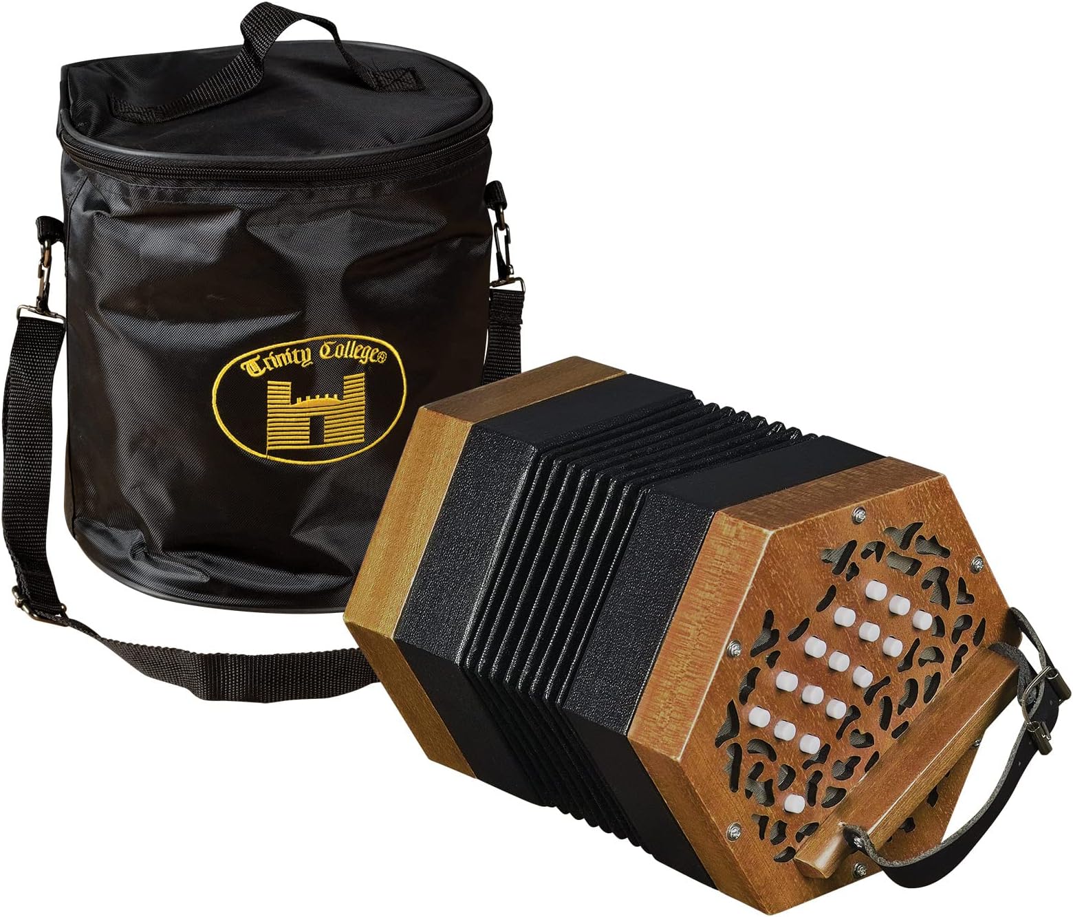 Amazon.com: Trinity College New AP-1230A Anglo-Style Concertina Walnut ...