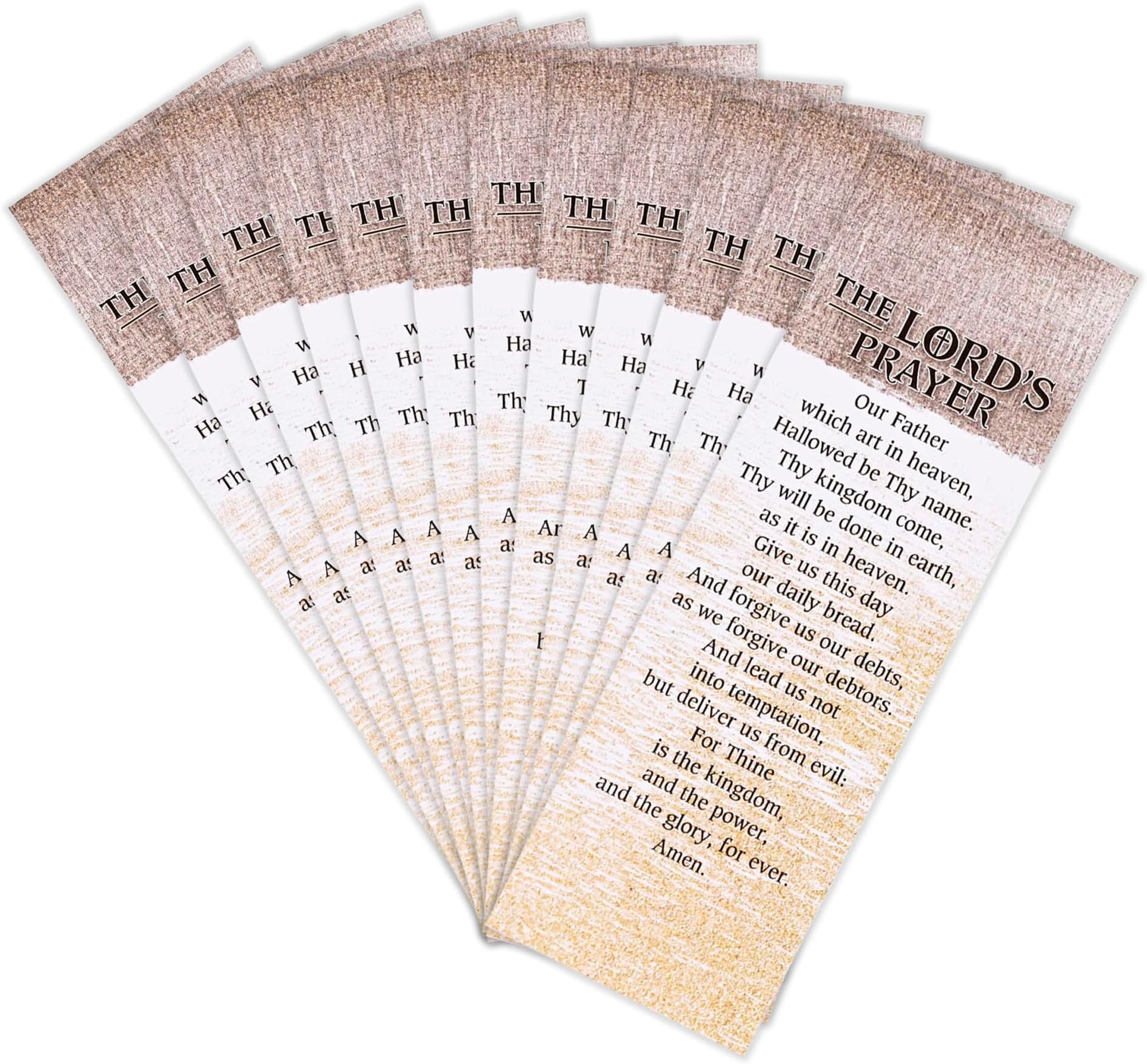Amazon.com : Christian Bookmarks - The Lord's Prayer - Inspirational ...