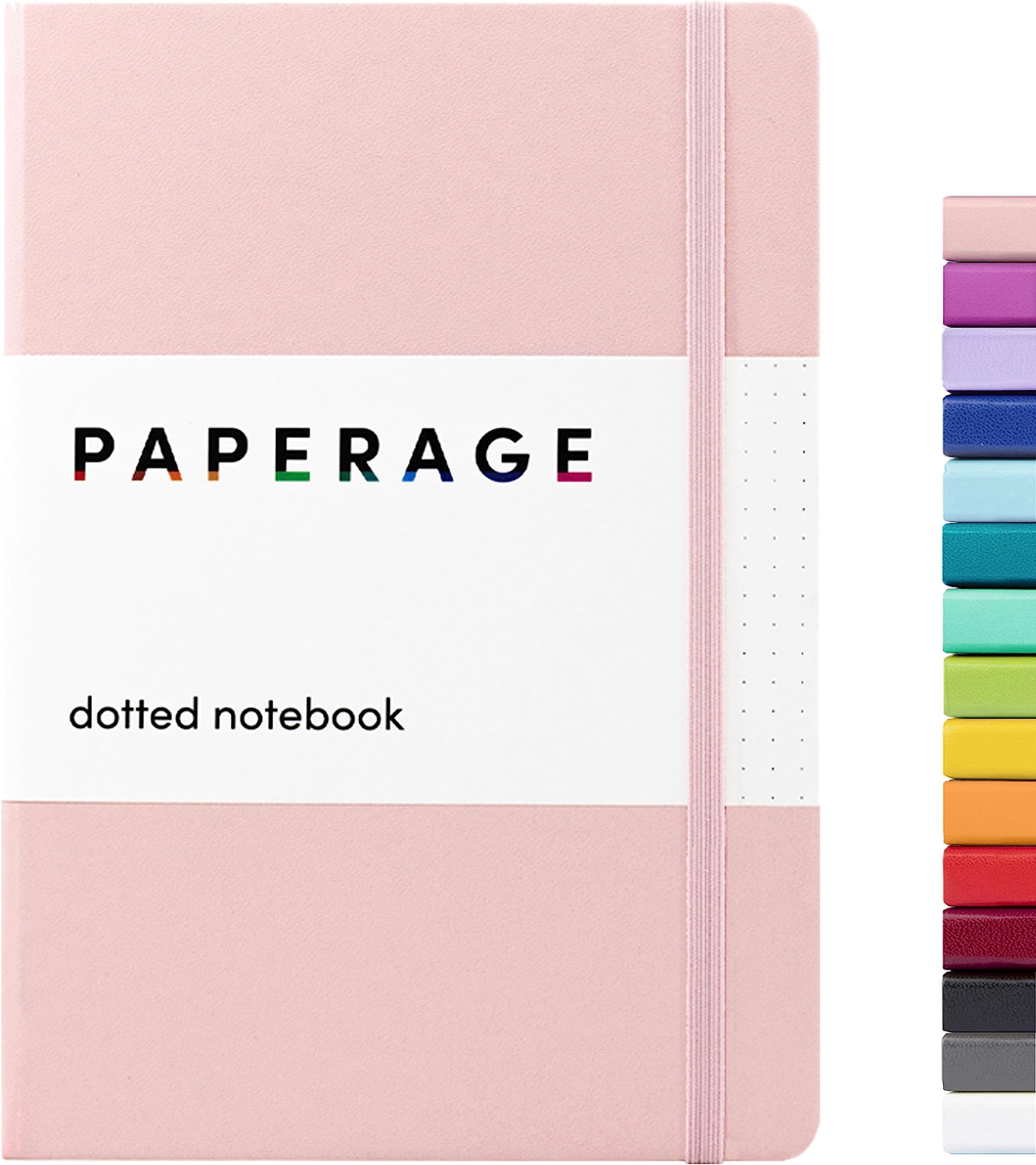 Amazon.com : PAPERAGE Dotted Journal Notebook, (Blush), 160 Pages ...