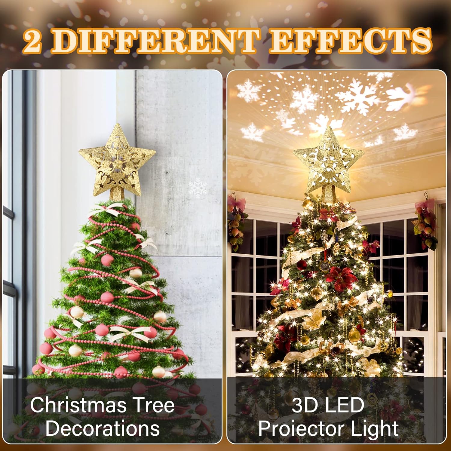Christmas Tree Topper Projector, LED Star Tree Australia | Ubuy