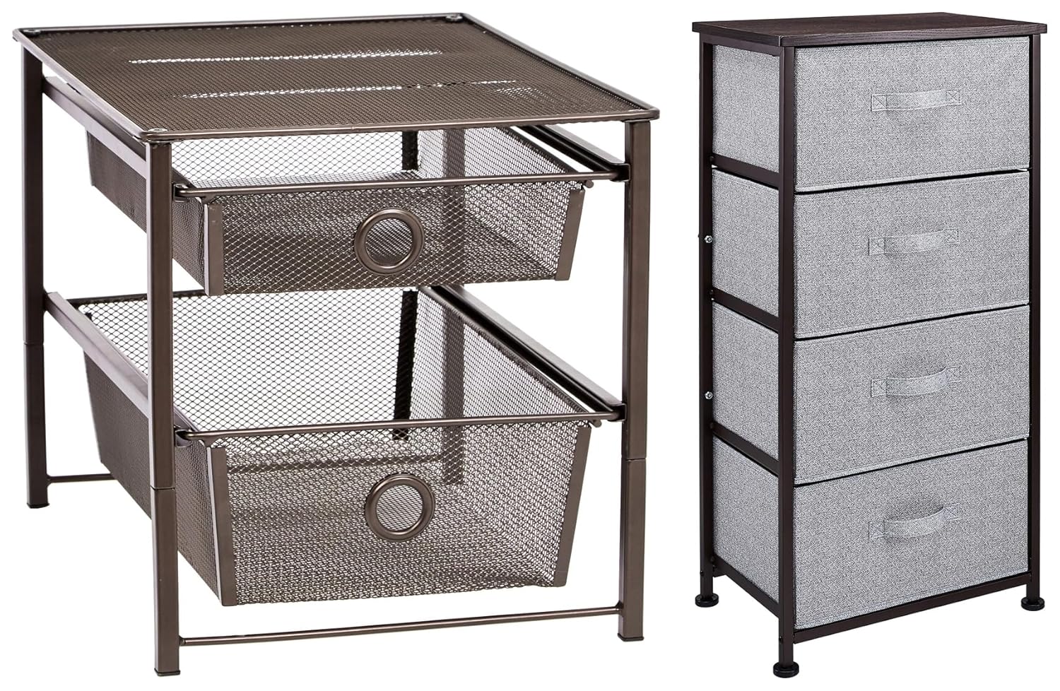 AmazonBasics Multipurpose Drawer, Bronze, Standard, 11.8 x 18.3 x 37 ...