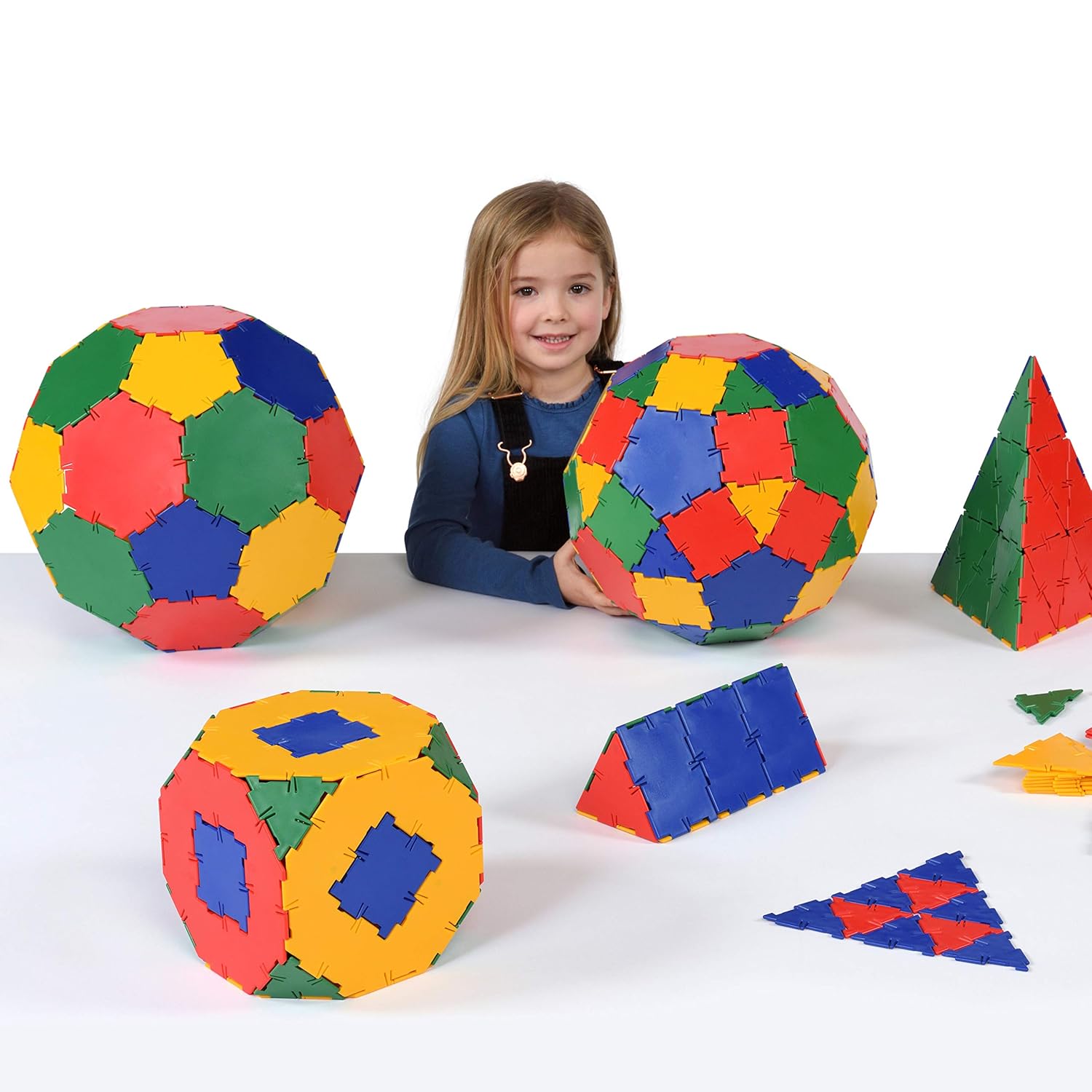 Amazon.com: Polydron Kids Primary Maths Educational Construction Set ...