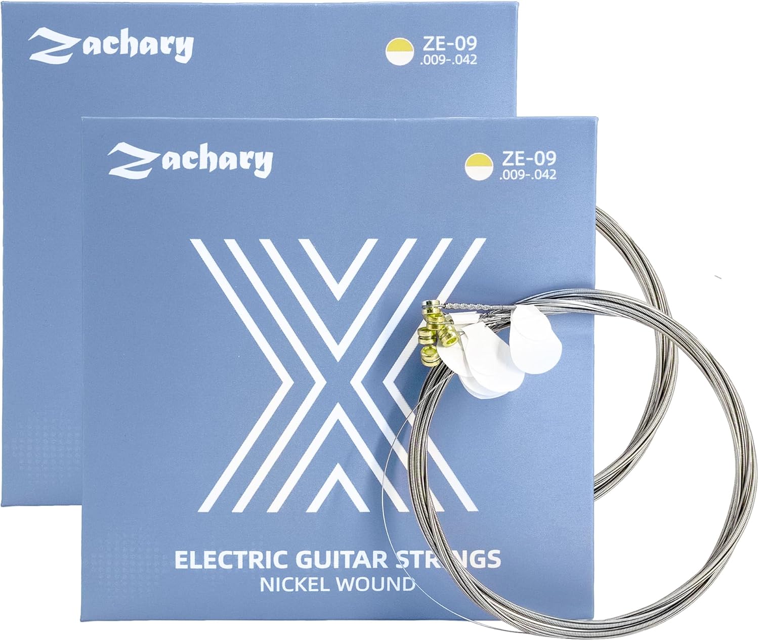 Amazon.com: Regular Light Electric Guitar Strings 2 Packs Electric ...