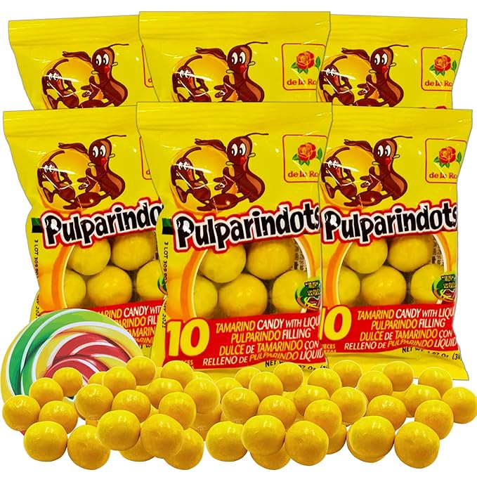 Amazon.com : Pulparindo Mexican Candy Sweet and Salty Tamarind Pulp ...