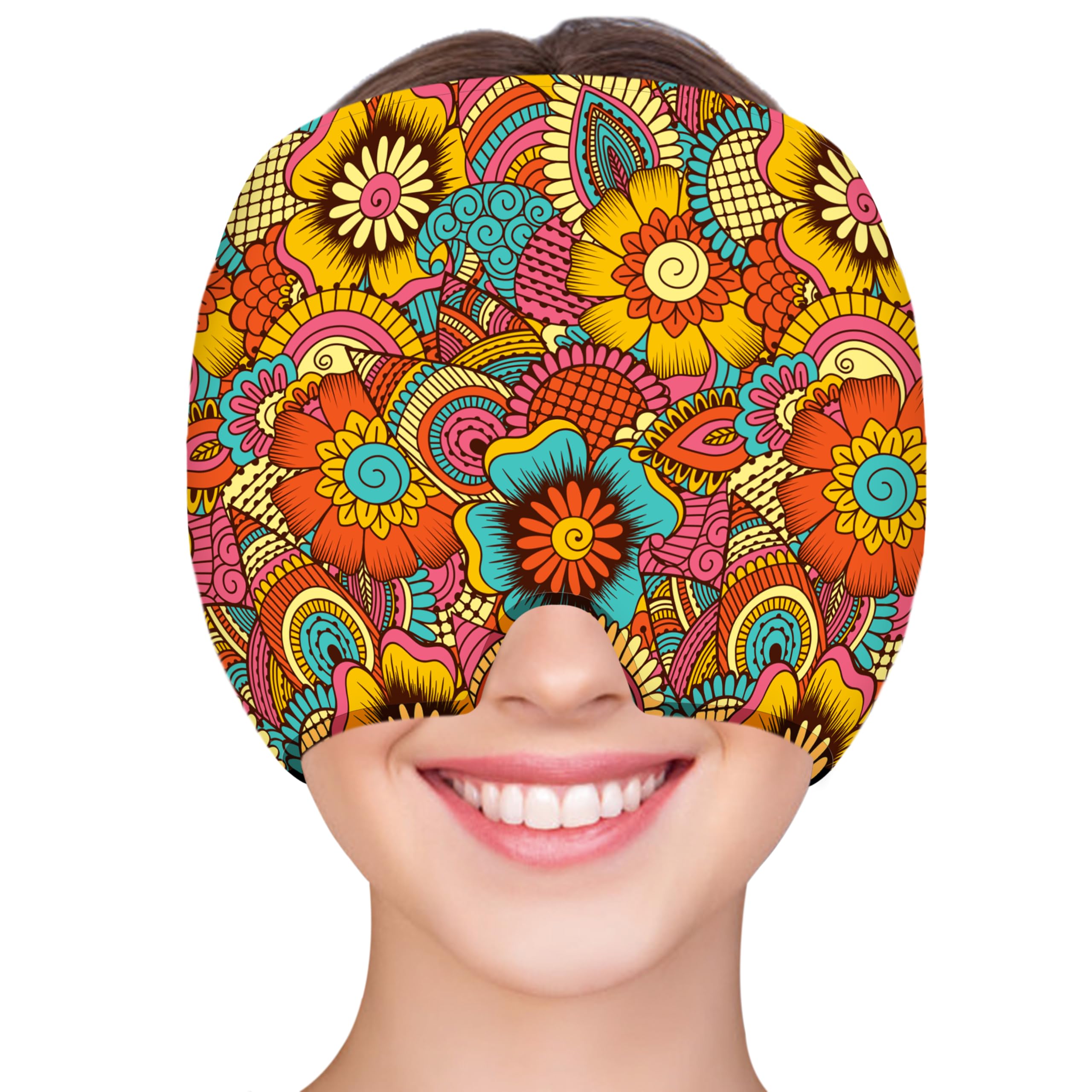 Amazon.com: ZNÖCUETÖD Migraine Relief Cap Headache Relief Cap Cold Cap ...