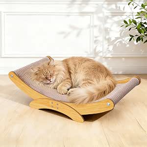 Amazon.com : AROPEME Cat Scratcher Bed for Indoor Cats - 23.6" Large ...