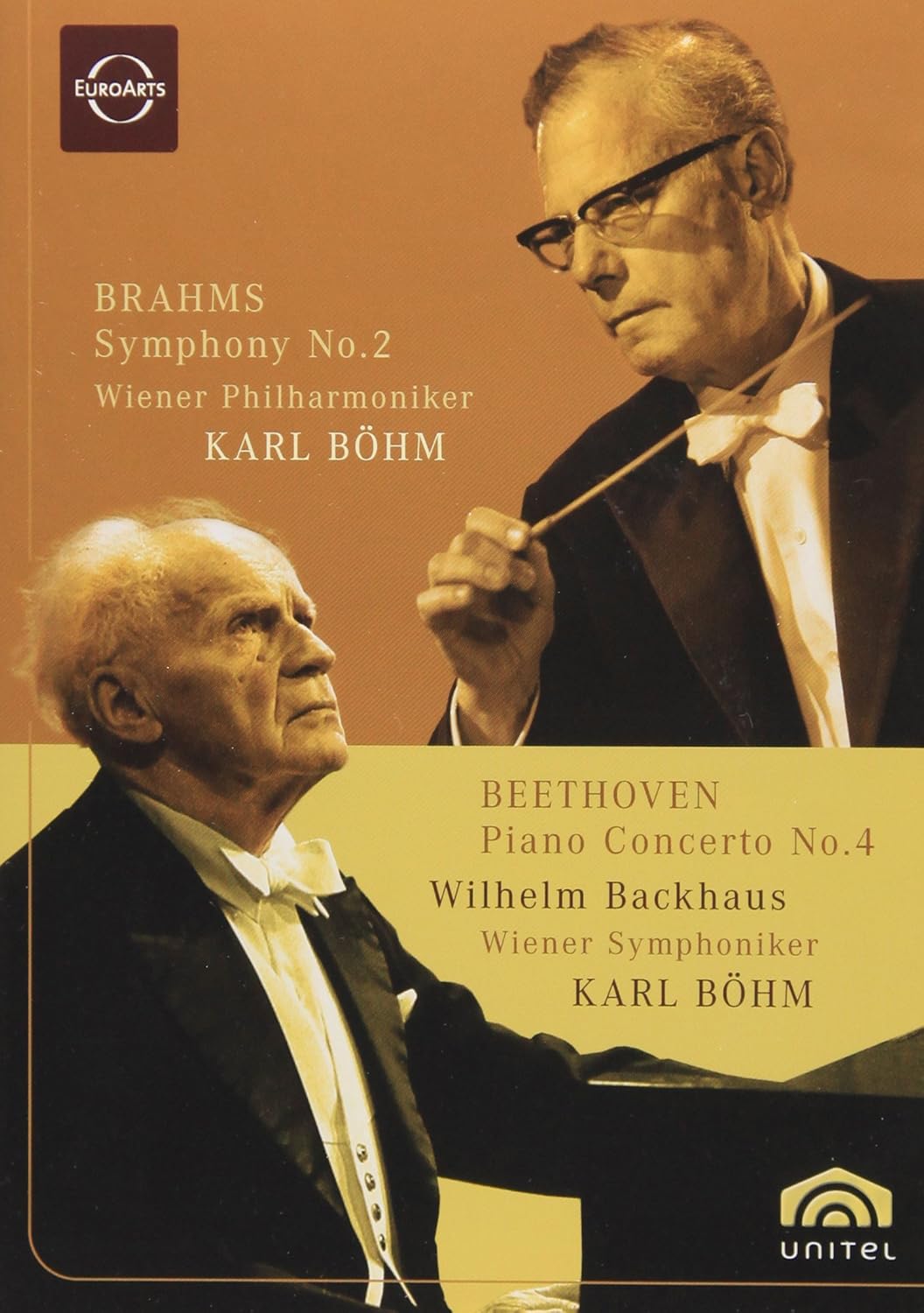 Wilhelm Backhaus/Karl Bohm: Beethoven - Piano Concerto No.4/Brahms ...