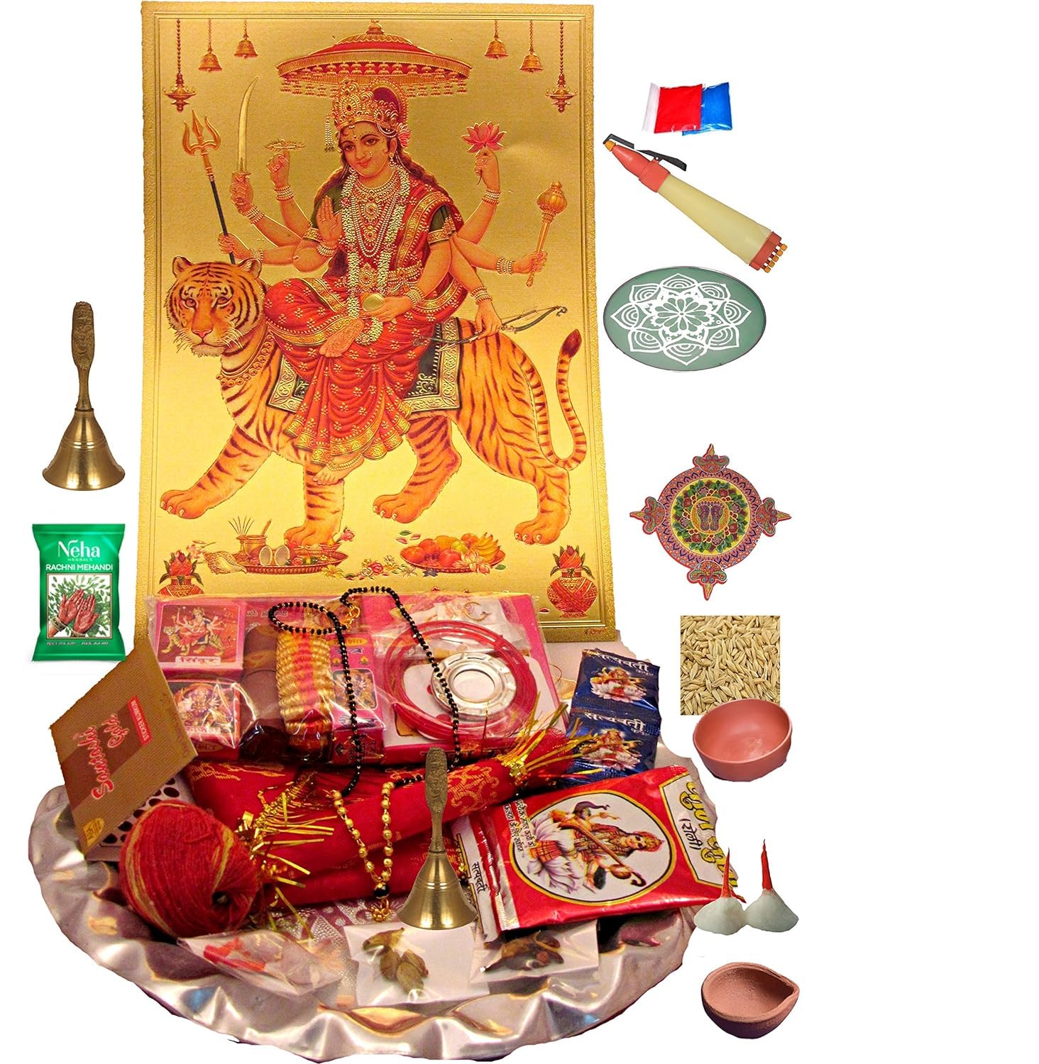 Buy Navratri Pooja Kit/Devi Pooja Kit/Durga Pooja Kit/Navratri Pooja ...