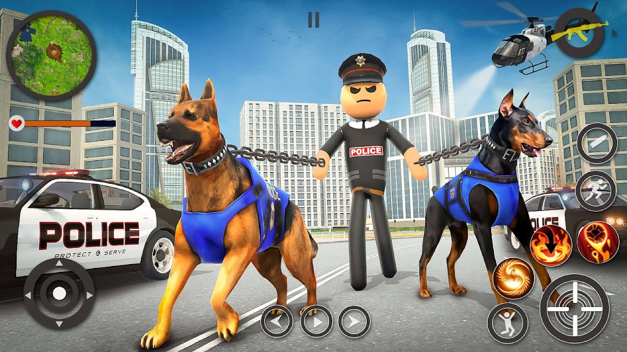 Real US Police Stickman Gangster Crime Open World Games - App on the ...