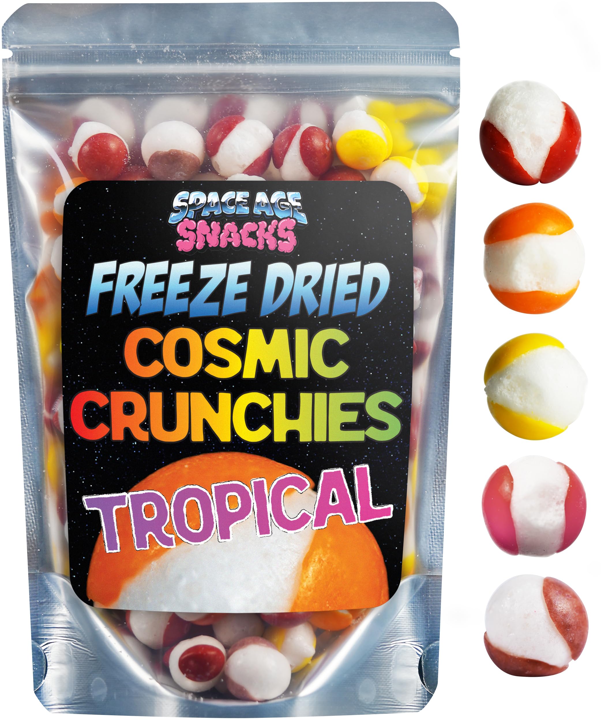 Amazon.com : Premium Freeze Dried Candy - 4 Ounces of Cosmic Crunchies ...