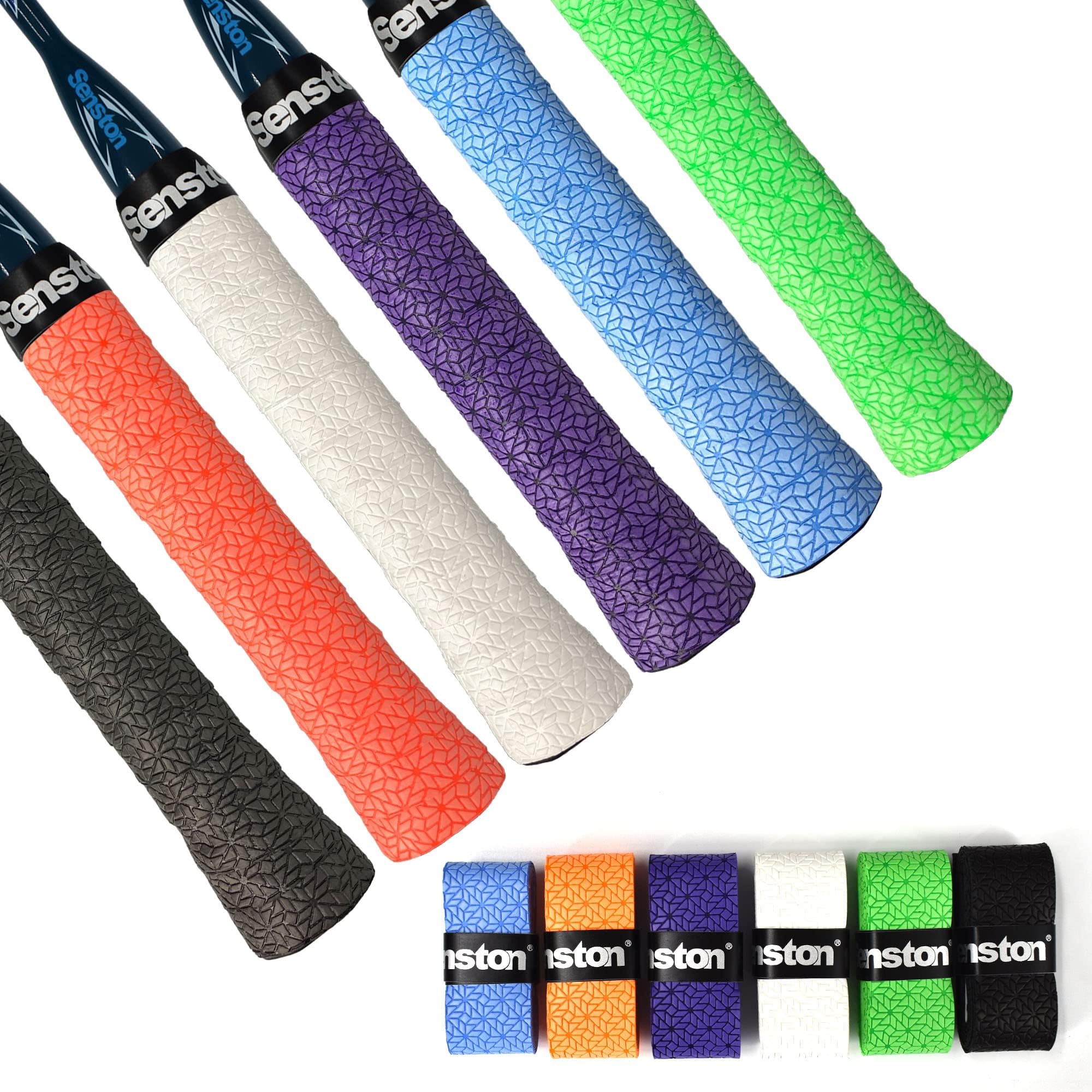 Buy Senston Racket Grips 6-Pack Tennis Racquet Overgrip Pickleball ...