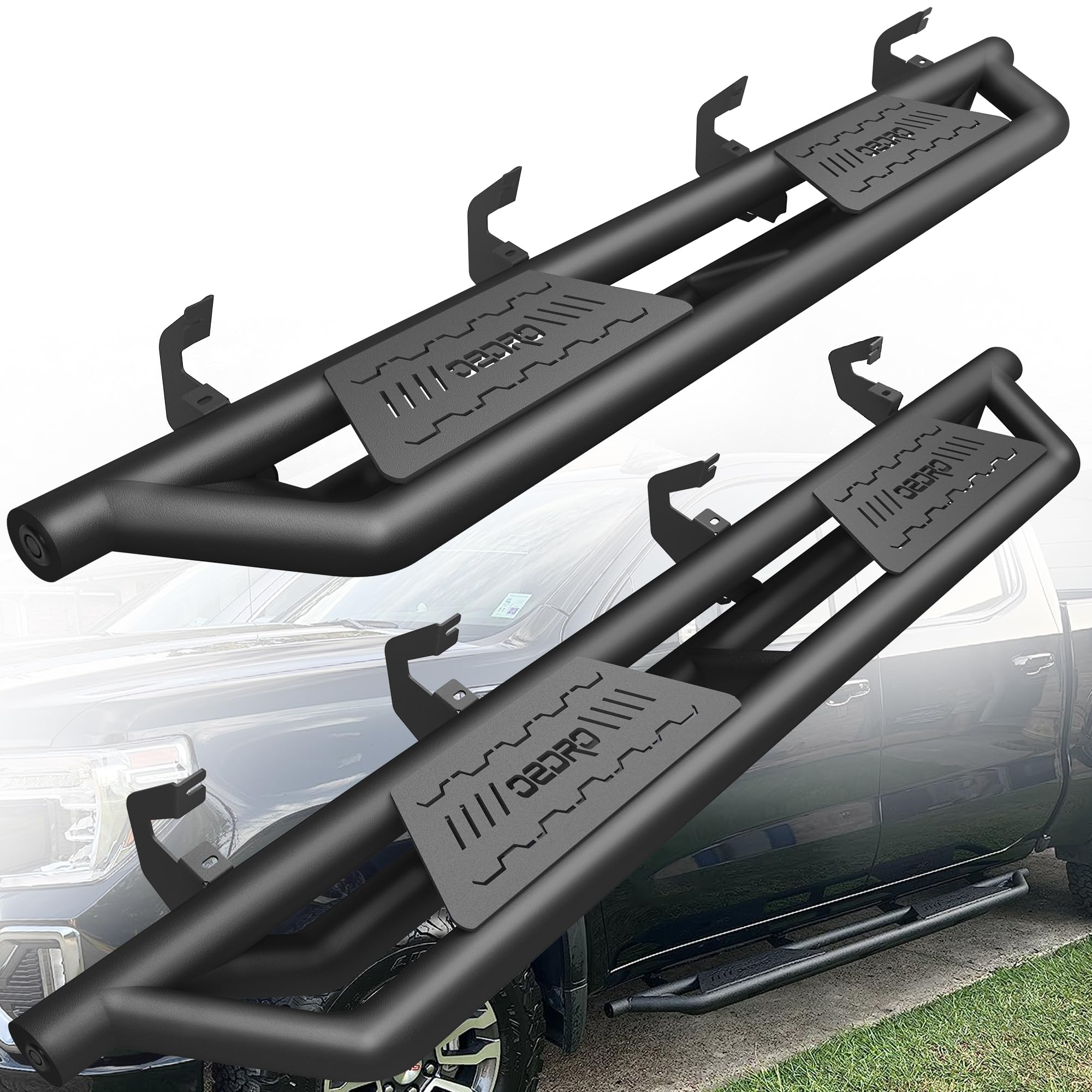 Amazon.com: OEDRO 6.5'' Crew Cab Running Boards Compatible with 2019 ...