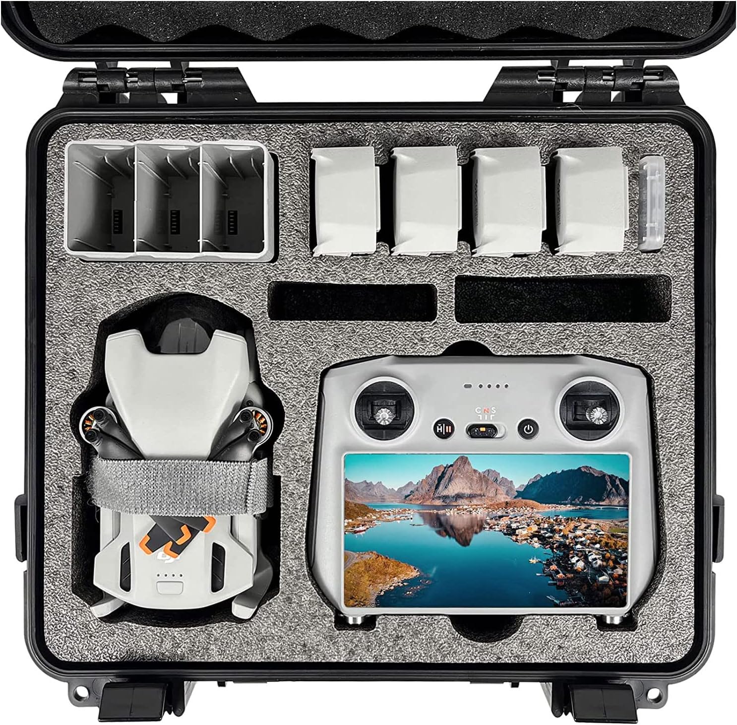Amazon.com: HUL Drone Case for DJI Spark and Transmitter Controller ...
