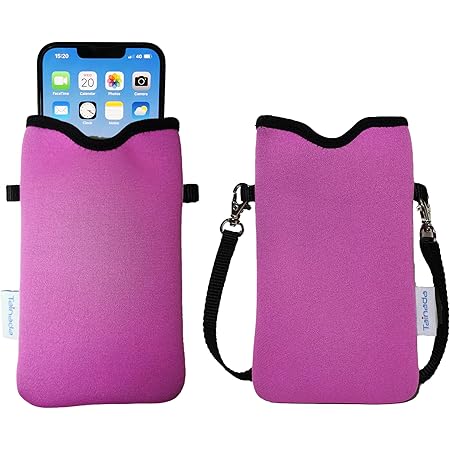 Amazon.com: Tainada Men Women Neoprene Phone Sleeve Pouch Case Bag with ...