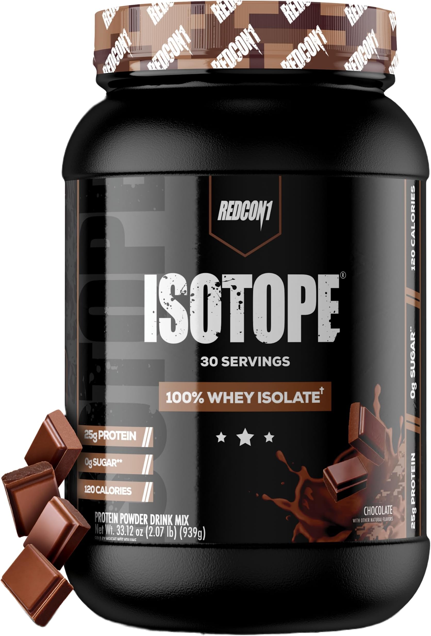 Amazon.com: REDCON1 Isotope 100% Whey Isolate, Chocolate - Keto ...
