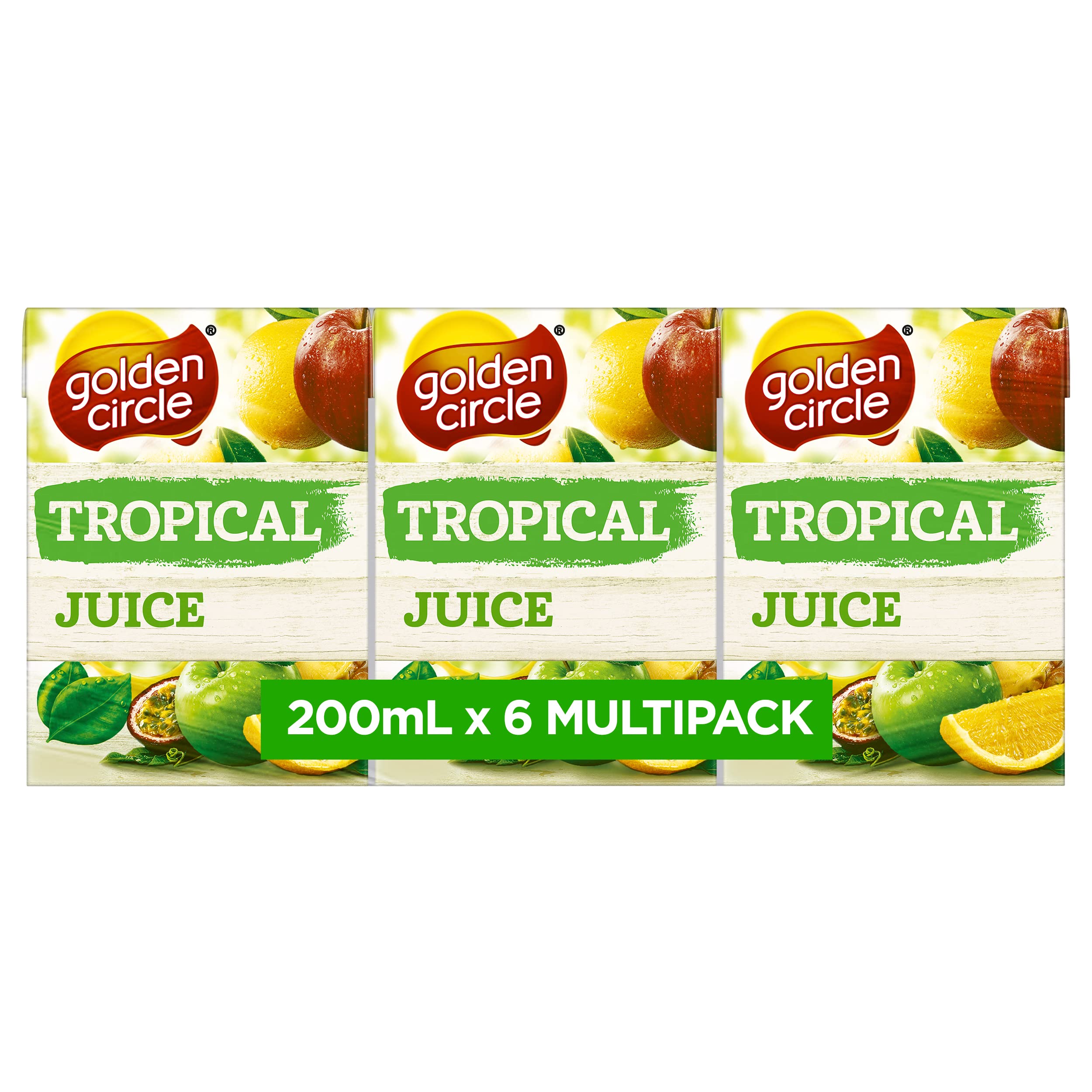 Golden Circle Tropical Fruit Juice Box Poppers Multipack Pear, Apple ...