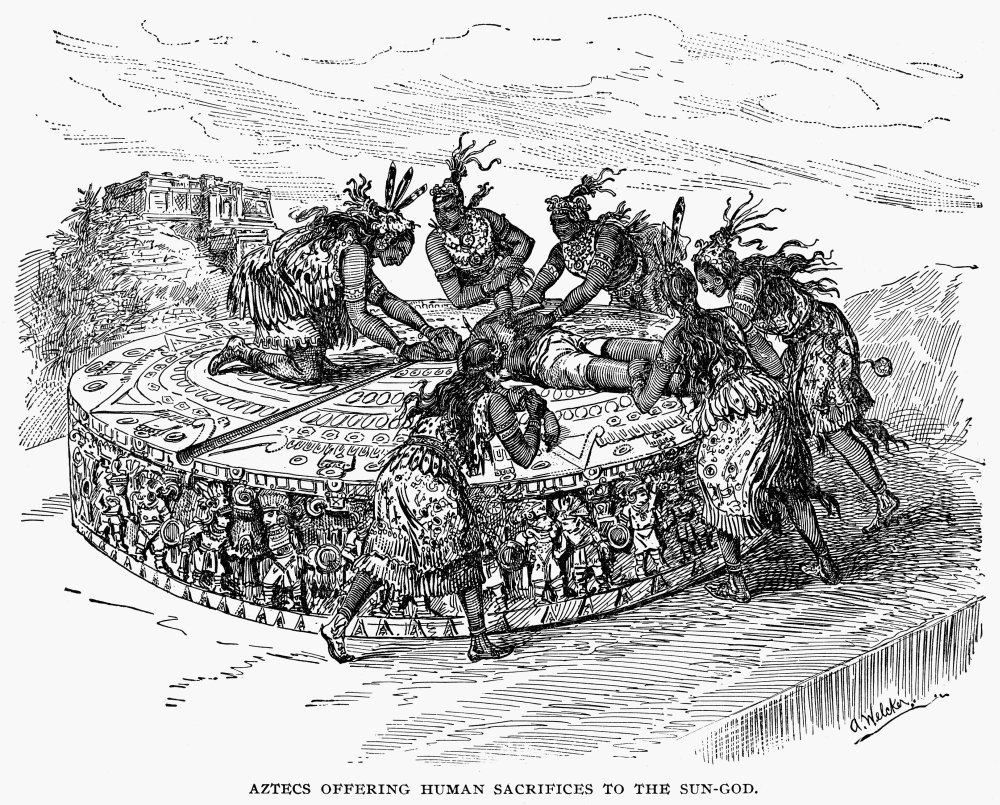 Aztec Human Sacrifice For Kids