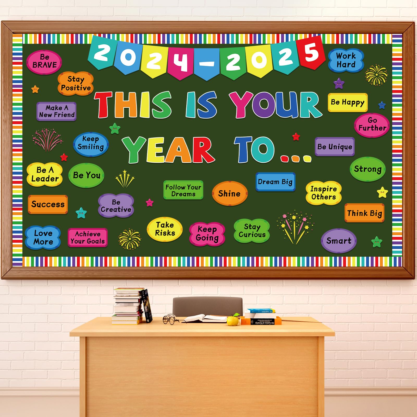 Amazon.com : party greeting Welcome Back to School Bulletin Board ...
