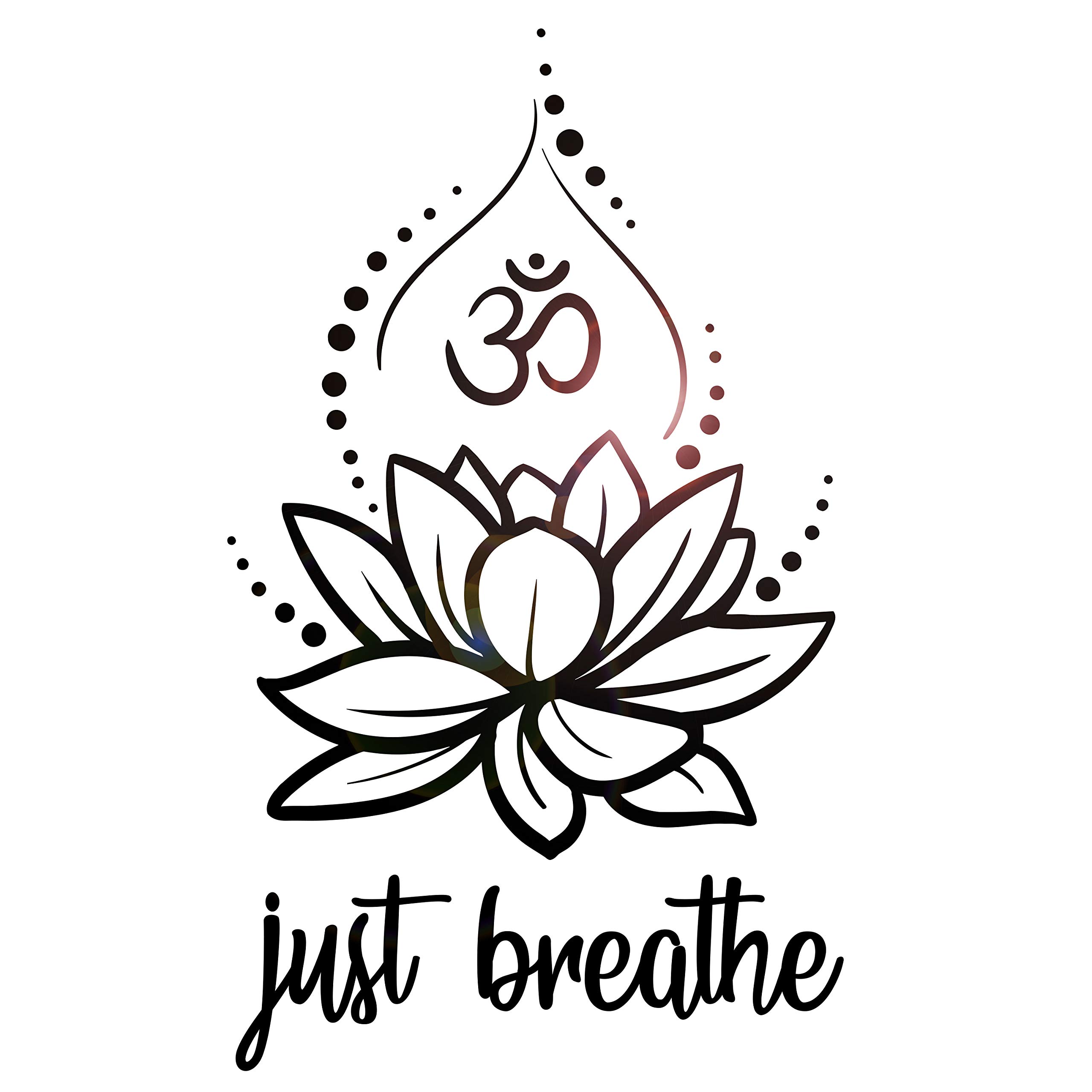 Just Breathe Symbol Just Symbol Breathe Chakra Spiritual Yoga Yogis