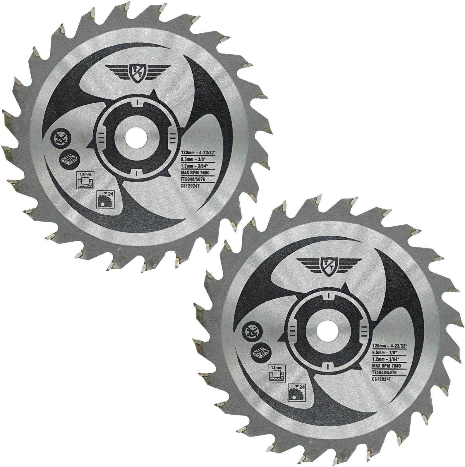 WORX WA5046 Worx Saw 120 mm 24T TCT Blade : Amazon.co.uk: DIY & Tools
