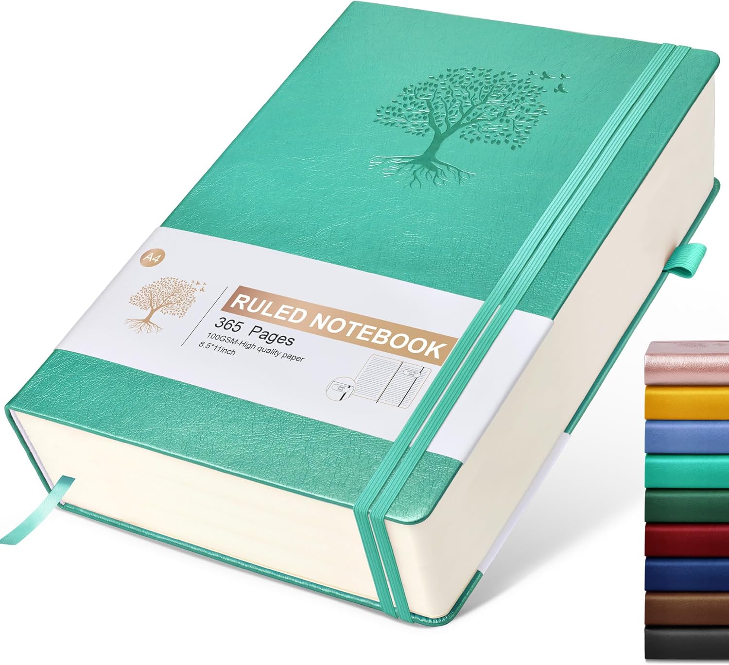 Amazon.com : Lined Journal Notebook, 365 Pages A4 Large Journals for ...